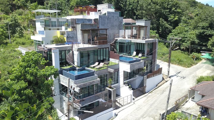 Pool Villa 6 Chambres Sea View - Patong