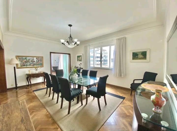 Penthouse 650m2 Ideal Para Toda Familia Vista Parcial Mar - Copacabana