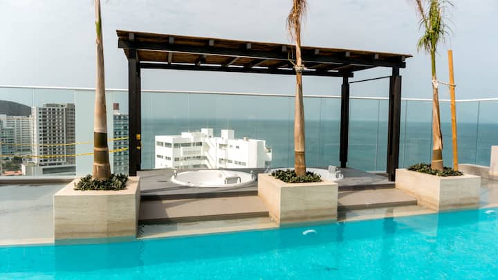 Apartamento Mar, Sierra Y Ciudad- Reserva 717 - Santa Marta