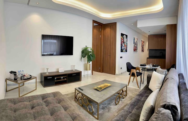 Gauthier-new & Chic à 1 Min Des Twin Centers - Casablanca