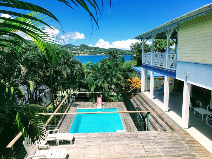 Gite Caracoli - Grand T2, Piscine, Plage à 5 Min - Martinique