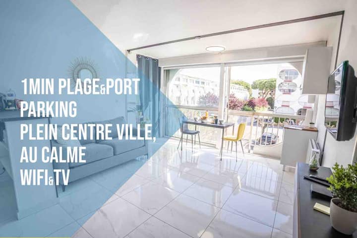 100m Plage/parking/centre/port - Mauguio