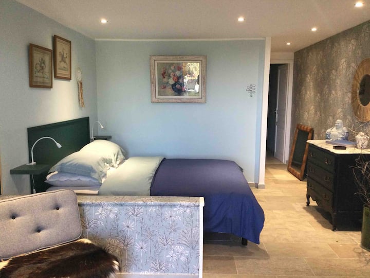 Chambre Charme Rez  Jardin Plage Piscine - Corsica del Sud