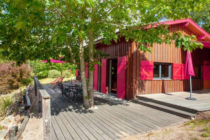 Maison Bois Terrasse Calme, Proche Bassin Arcachon - La Teste-de-Buch