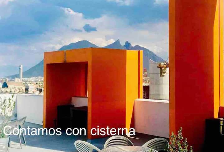 T 810 Urban Style Building Cozy Apartment Downtown - Monterrey