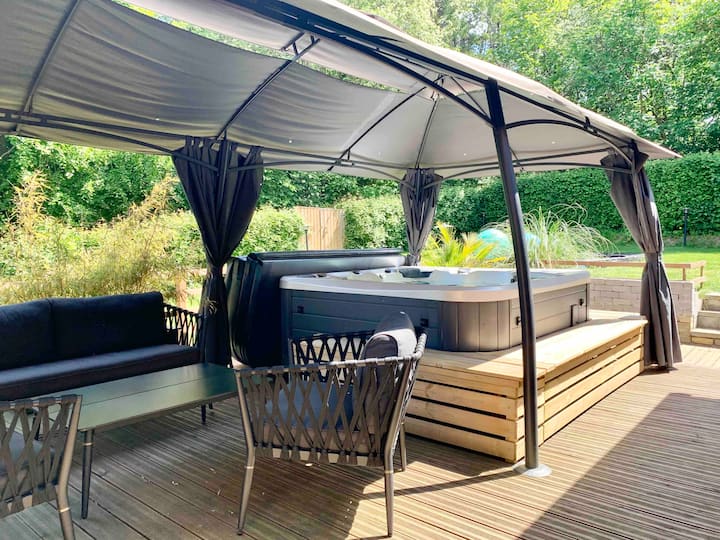 Stor Villa Med Udendørs Spa - Aarhus