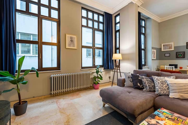 Stylish Galata Apt. A/c ★Fireplace★ 2 Min To Sea - 이스탄불
