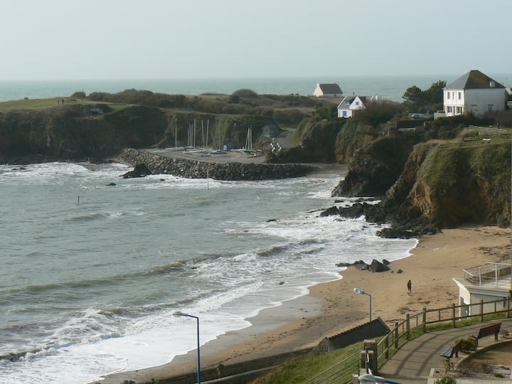 Appt Vue Plage, 2per,1 Ch, Balcon, Tout Confort. - Clohars-Carnoët