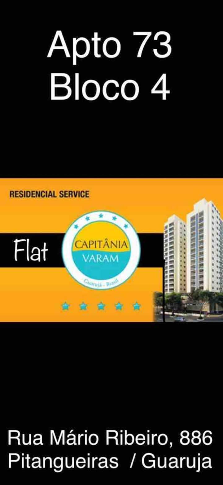 Flat Capitânia Varam, à 1 Quadra Da Praia, Lindo! - Guarujá