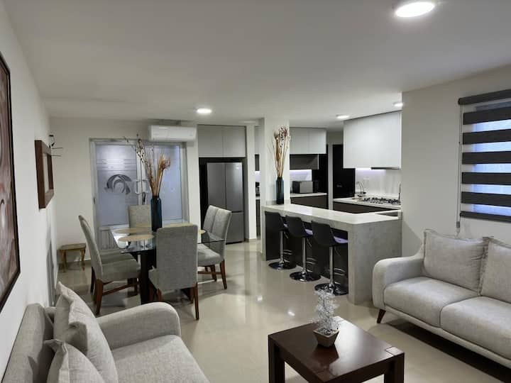 Super Moderno Depa Céntrico 9huéspedes 3recámaras - Durango