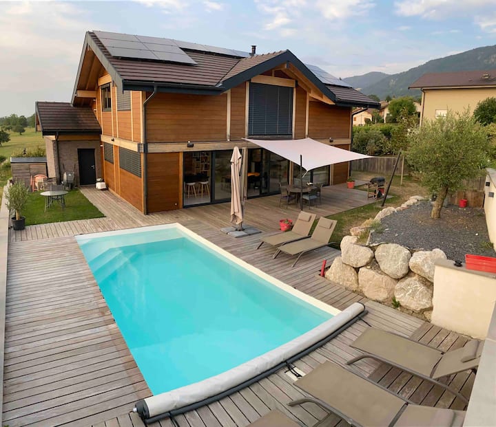 Villa 4 Chambres Avec Piscine Lac Leman - Bellevaux