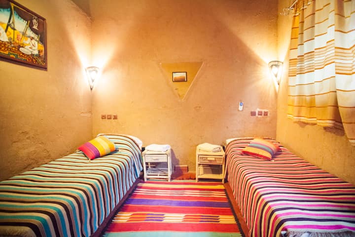 La Petite Kasbah * Double Room With 2 Single Beds - Zagora