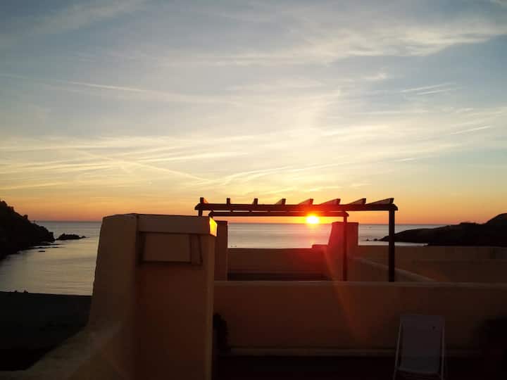 Bel Appartement Pied Dans L'eau Dans Une Crique - Banyuls-sur-Mer
