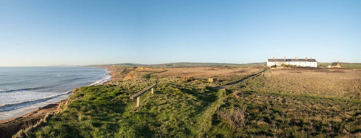 An Old Coastguard Cottage Perched On The Clifftop - Isle of Wight