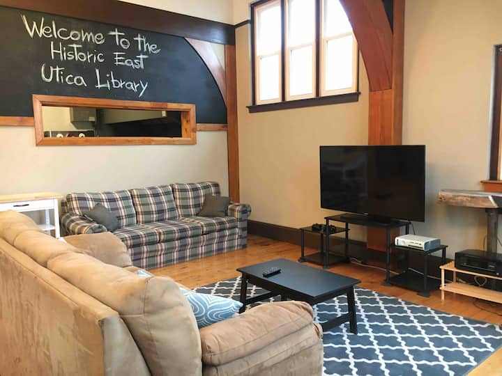 Historic East Utica Library. A Library? A Library! - Utica, NY