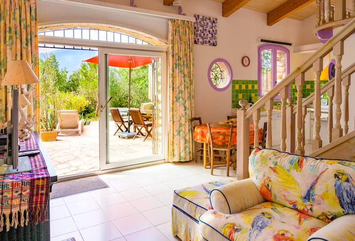 L'olivette Eus Suite Tropicale Charme Vue Piscine - Vinça