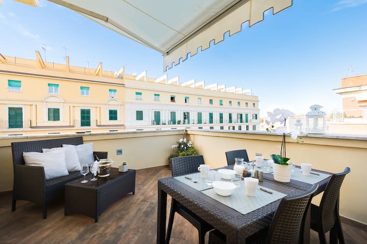 Central Design Penthouse Roof Terrace - Rooma