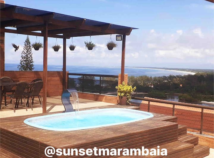 Sunset Marambaia Uma Cobertura Com A Melhor Vista! - Rio de Janeiro