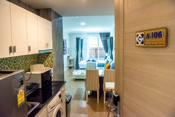 A106 Family Room 2bb Kidclub Near Sea Water Park - Hua Hin