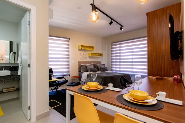 Chs503 - Apartamento Studio Alto Da Xv Decorado - Curitiba