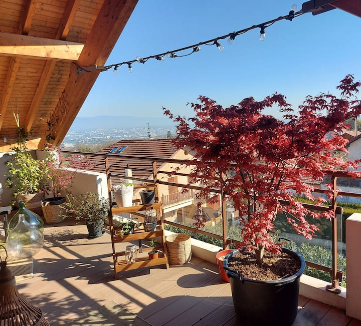 Magnifique Appartement Avec Vue Sur Le Lac Léman - Archamps