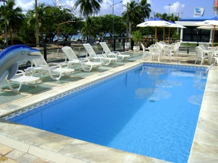 Flat Inserido No Hotel Enseada A Beira Mar. - Maceió