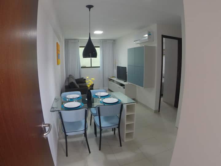 Apt Mobiliado 1/4 - Furnished Flat 1 Bedroom - Recife