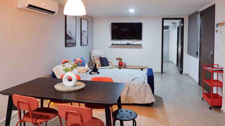 Casacoral:2hab/2b Tu Hogar Cerca A Playa/acuario. - Heroica Veracruz