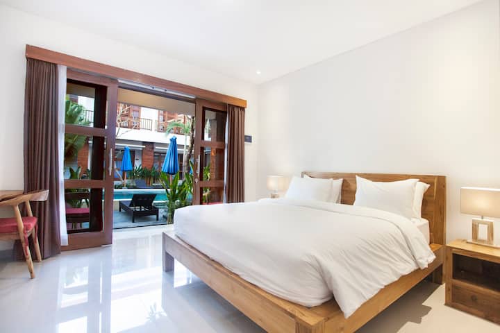Studio With Pool View Near Seminyak #111 - Denpasar