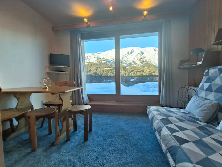 Morel Bis: Skis Aux Pieds 3p Avec Grande Terrasse - Méribel