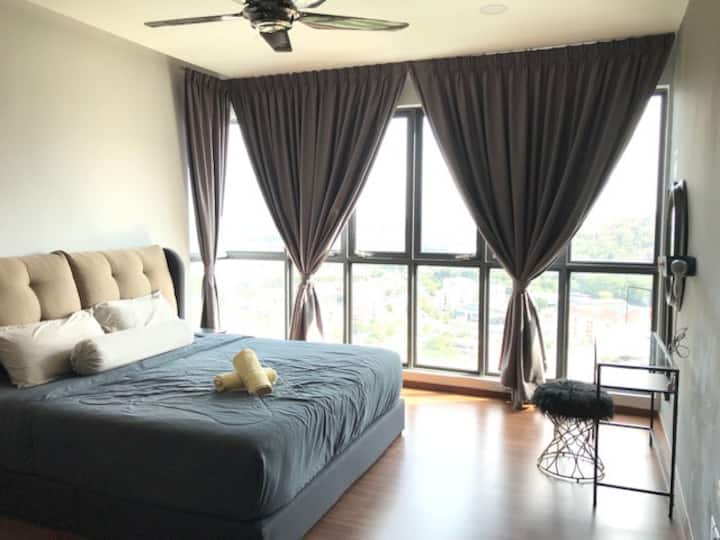 💙 Amerin 3r2b Luxurious Homestay!7-9pax /Themines💙 - Balakong