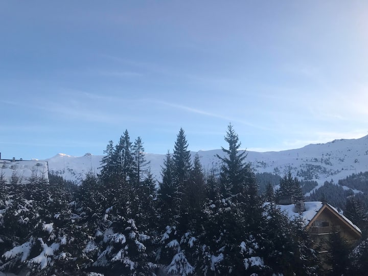 Charming Flat On The Slopes 95sqm Meribel Plateau - Méribel