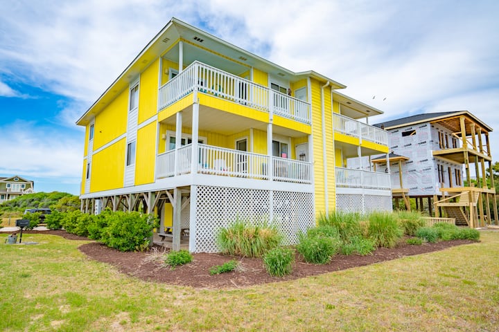 Beachski's Bungalow- Ocean Views And Beach Access - Holden Beach, NC