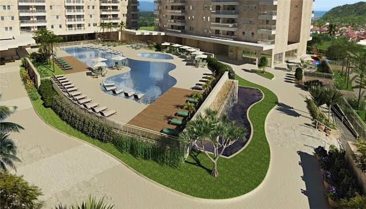 Descanso Entremares Jardim São Lourenço - Bertioga