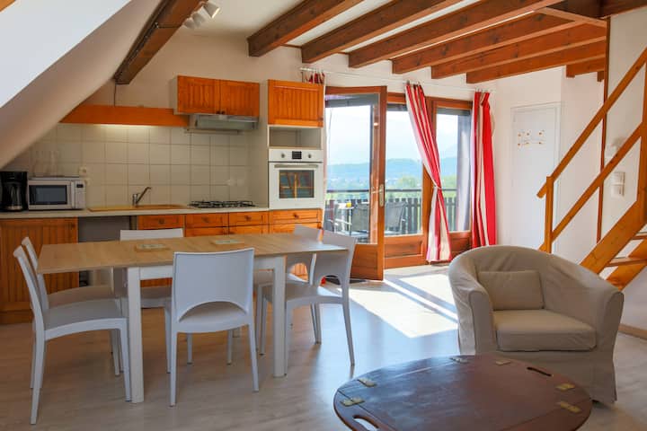 Bel Appartement 3*- Lac Annecy Et Montagne, 6 Pers - Doussard