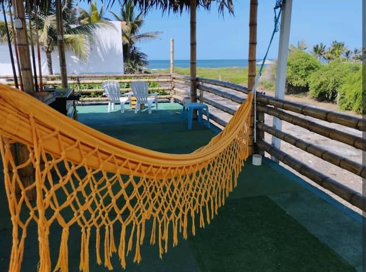 Con Vista Al Mar. Casa Rústica Equipada. - Playas