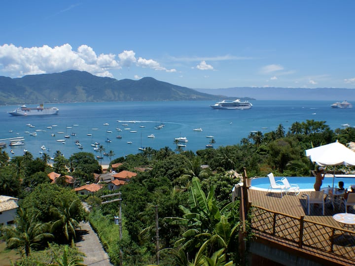 Vista Espetacular+localização+conforto= Só Alegria - Ilhabela