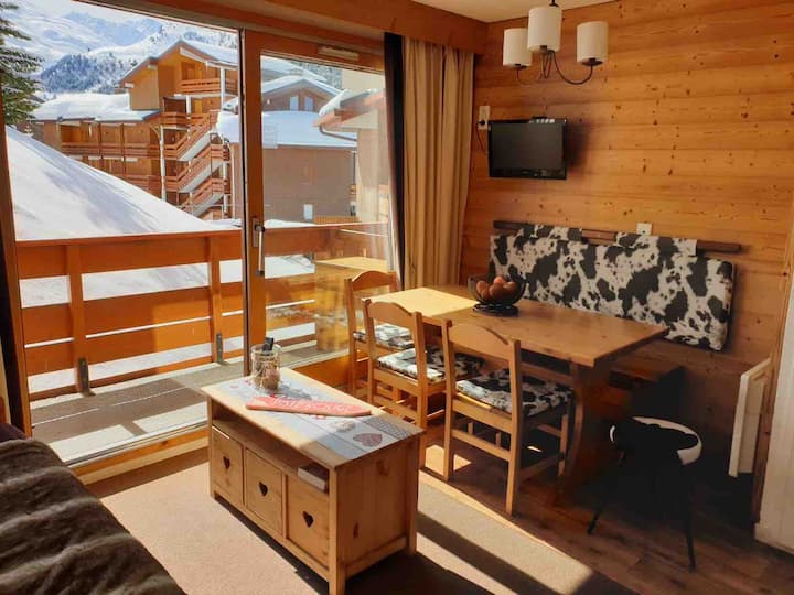 Méribel 2/3 Pièces Skis Aux Pieds - Les Menuires