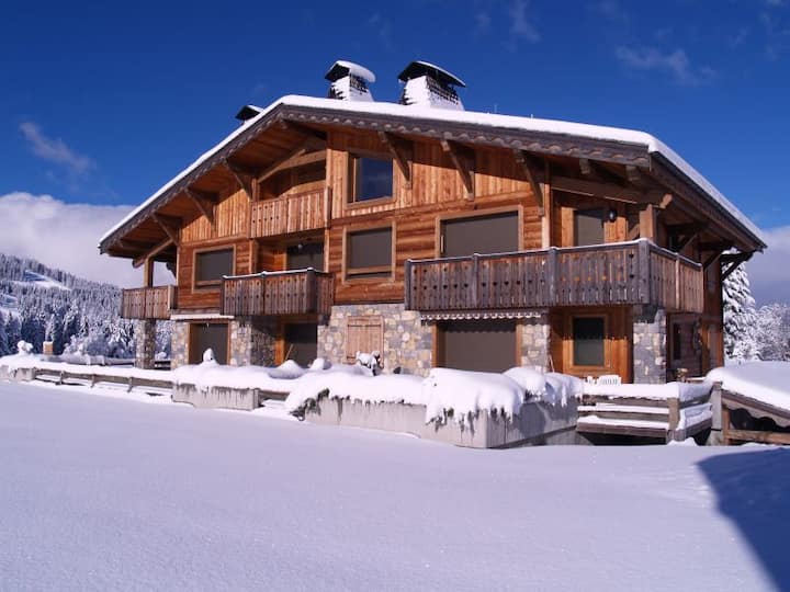 Fantastic Chalet In Cote 2000 - Lacs Jovet