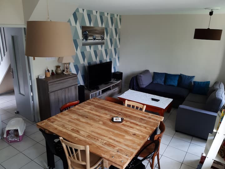 Maison T5 Avec Jardin, 9/11pers, Parkings Gratuits - Sablé-sur-Sarthe