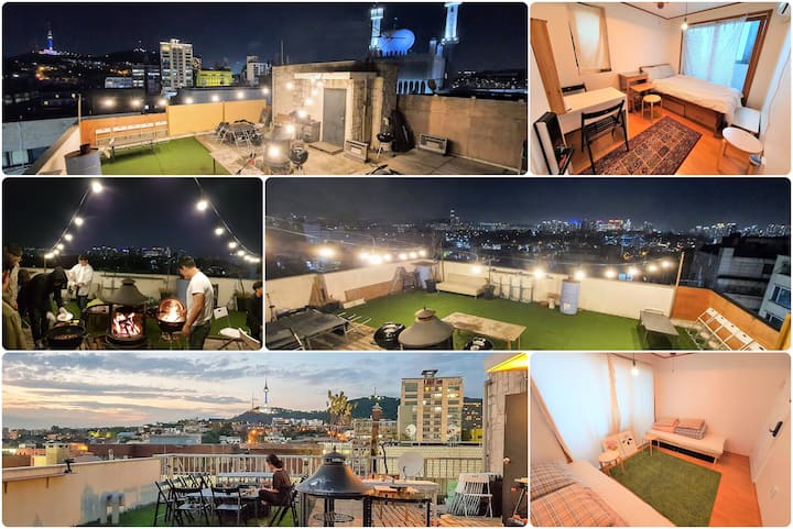 #5 이태원 Rooftop Bbq & Stay - Seoul