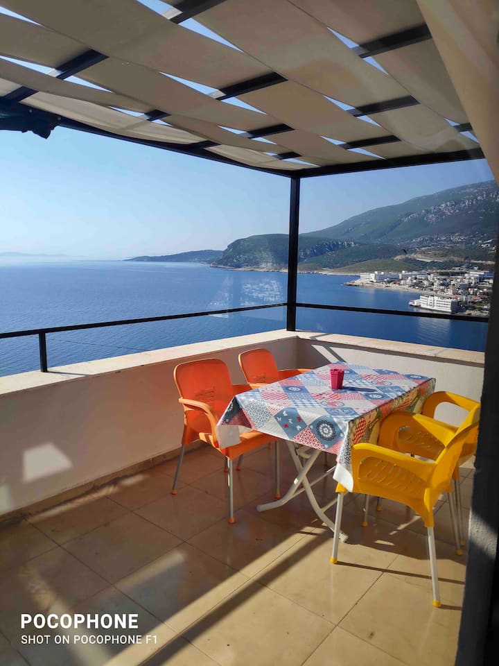 Romantic Penthouse Furnished Flat Amazing View N:5 - Karaburun