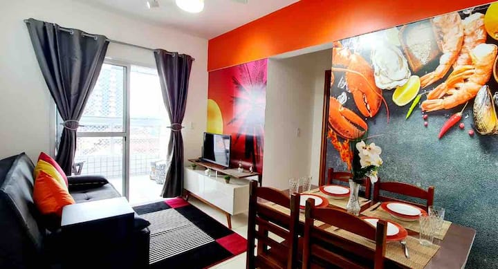 Apto Com Piscina, Vista Mar Na Praia Grande. - Praia Grande