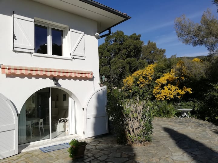 F3 Vue Mer Au Rdc D'une Villa Sur Terrain  4000m² - Cavalaire-sur-Mer