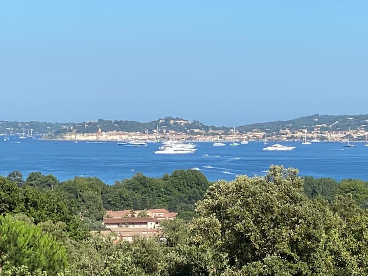 Les Restanques Grand Duplex 4 Chambres Vue Mer - Grimaud