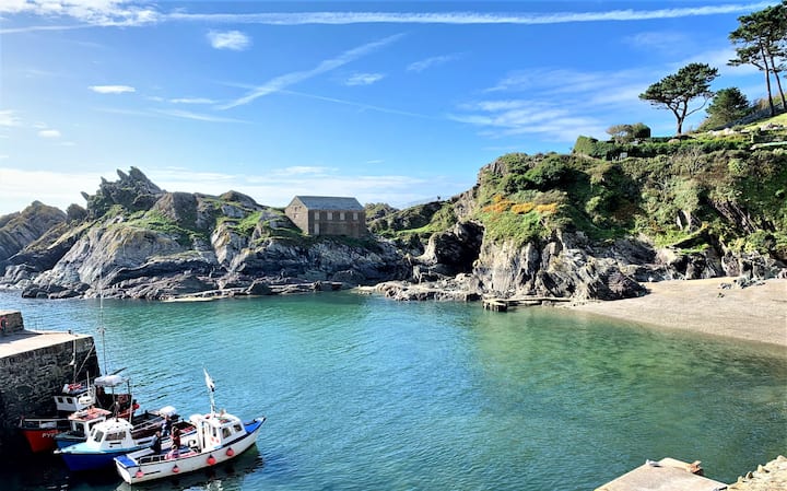 Sensational Historic House/garden Next To The Sea - Polperro
