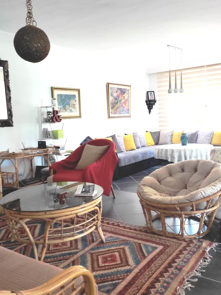 Belle Villa D'angle Entre Bois Et Mer Plage David - Bouznika