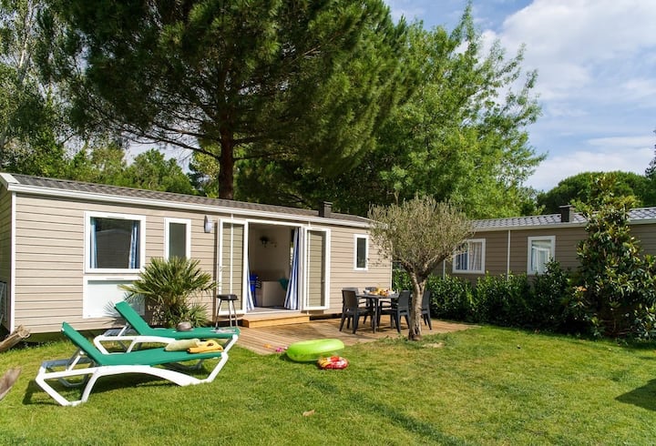 Camping La Sirène 5* 2 Bedroom +Ac 25m2 Terrasse - 科利烏爾