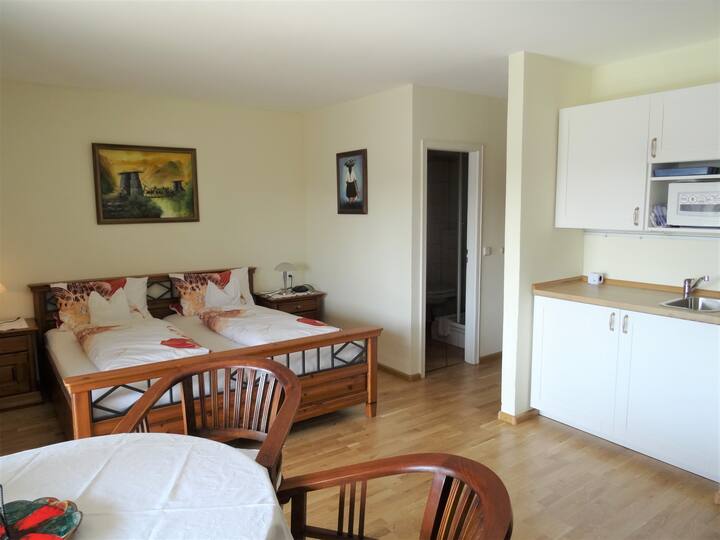 Casa Cristina, (Bad Krozingen), Doppelzimmer Nr.4 , Ca.24 M2, Großer Balkon, Kochnische,max. 2 Personen - Freiburg