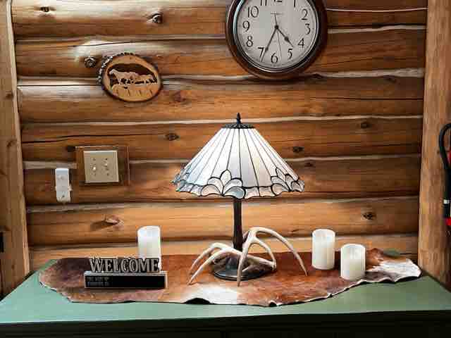Secluded Log Cabin in Wild Horse Country - Cabins for Rent in Finley ...